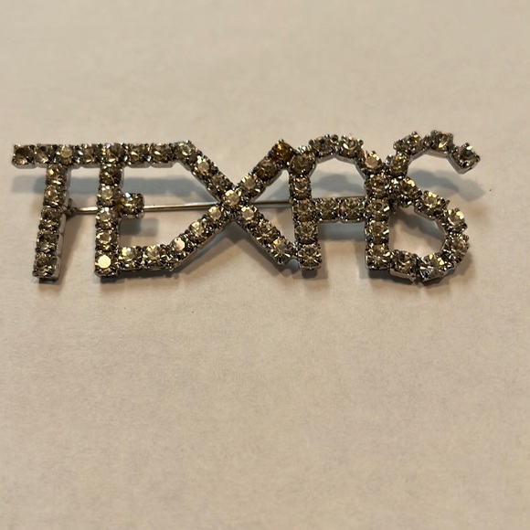 Source Unknown | Jewelry | Vintage Texas Rhinestone Pendent | Poshmark